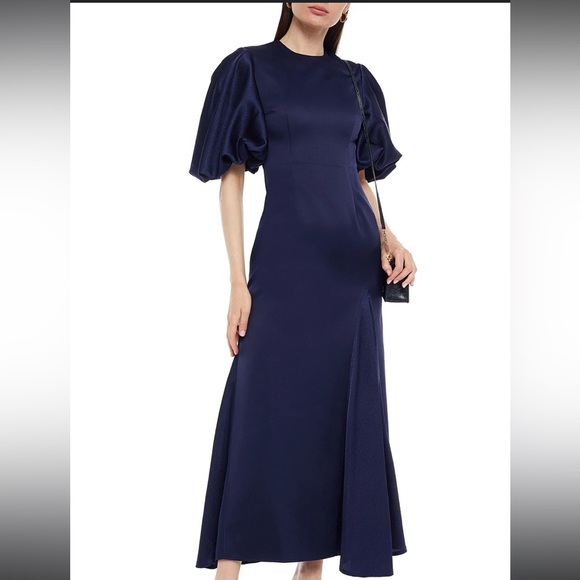 Solace London | Dresses | Solace London Blue Gown Maxi Dress Size 8 ...